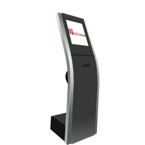 17 inch bank queue management system kiosk