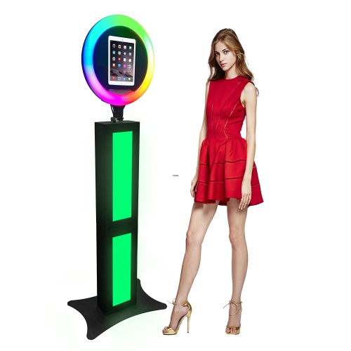 Portable Ring Light ipad Selfie Photo Booth Stand,iPad photo booth