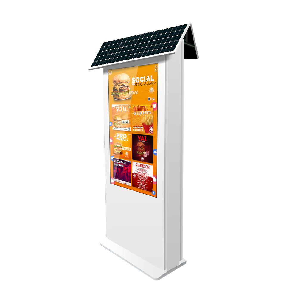 Solar-Powered Outdoor Advertising Machine for Eco-Friendly Marketing